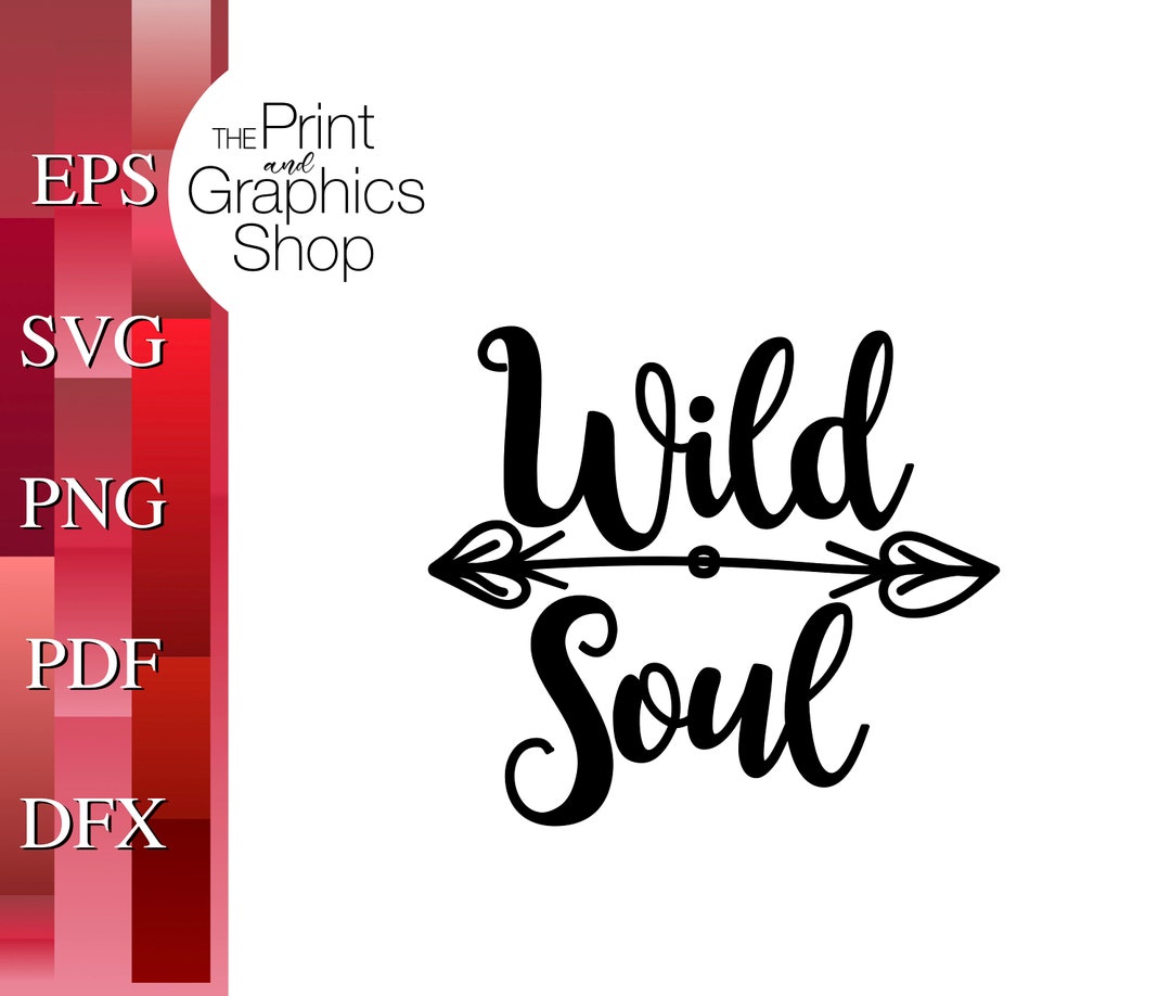 Wild Soul SVG EPS Clipart Vector Digital Download - Etsy