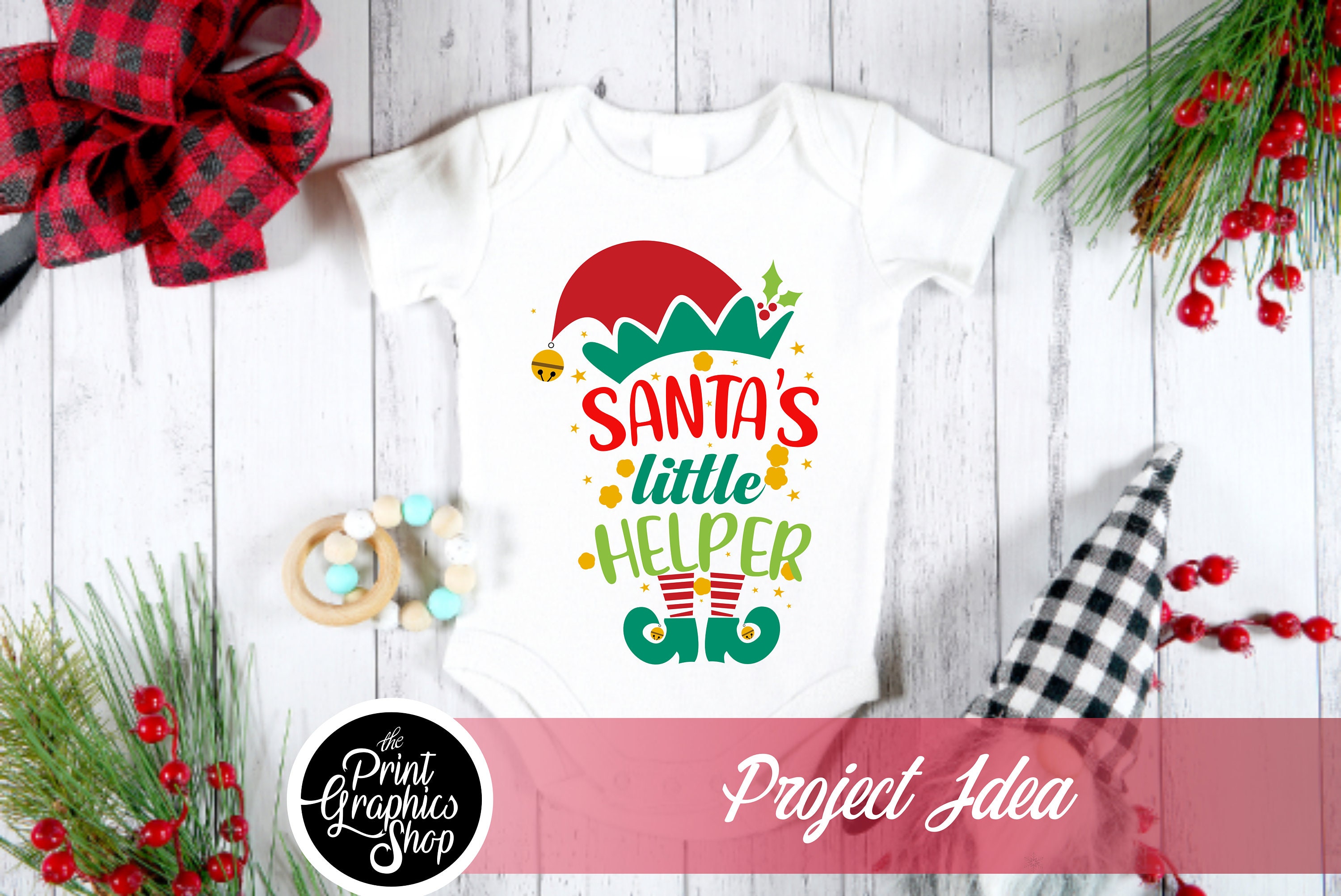 Santa's Little Helper Elf Clipart: SVG, PNG, PDF (digital Download) - Etsy