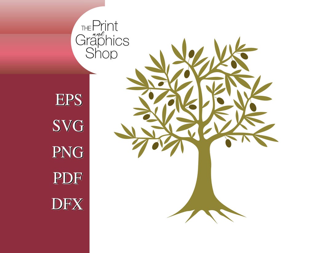Olive Tree SVG, Olives SVG, Palestine Olive Tree, Palestine Clipart ...
