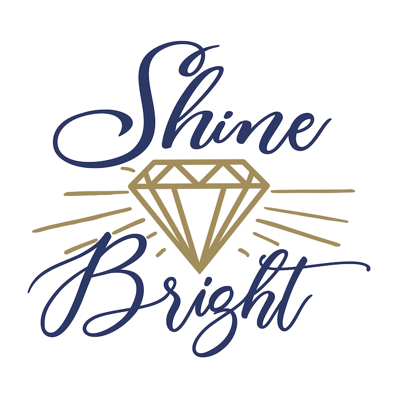 Shine Bright SVG Clipart Shine Bright Svg Vector Digital - Etsy