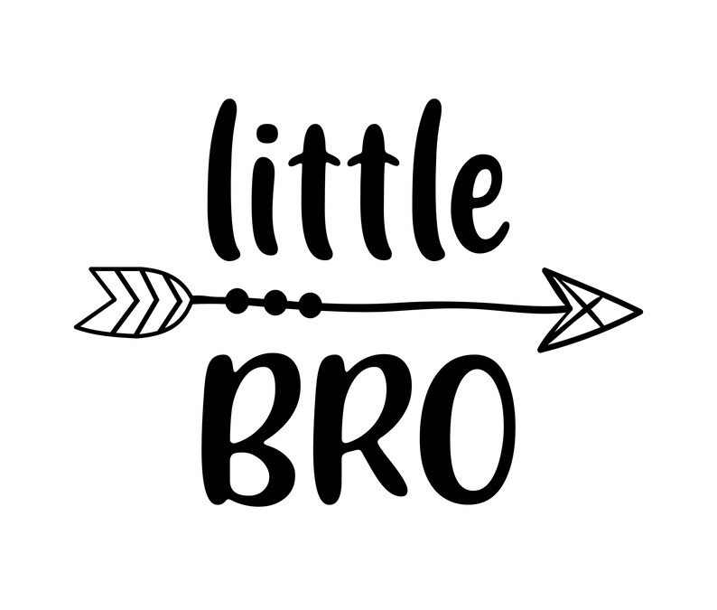 Little Bro SVG EPS Clipart Little Bro Digital Download - Etsy Ireland