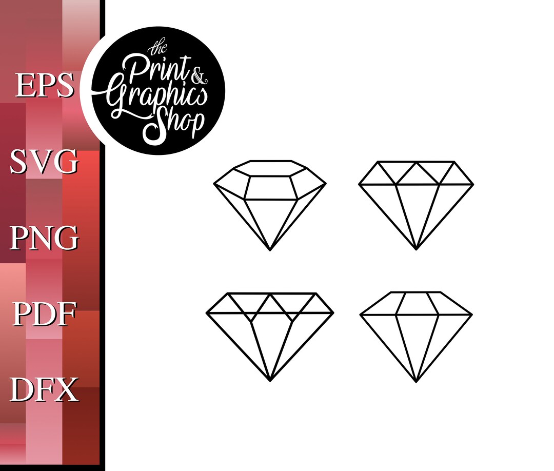 Diamonds SVG Instant Download Clipart Digital Download - Etsy