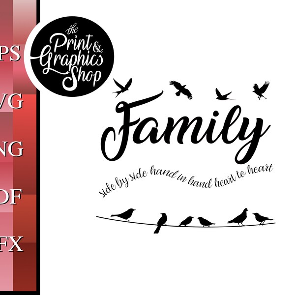 Family Quote Vector - Etsy