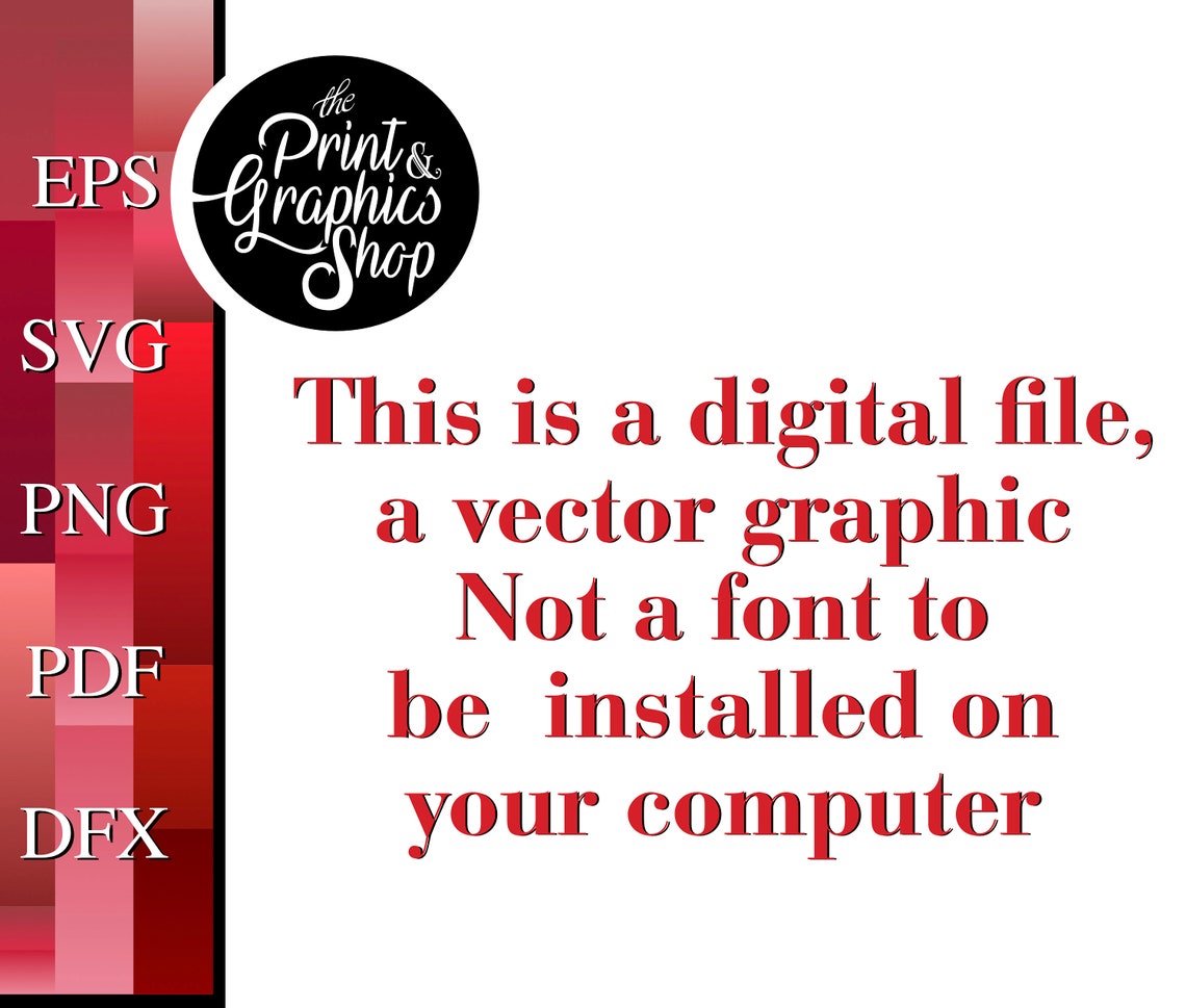 Cursive Monogram Alphabet SVG EPS Clipart Digital - Etsy