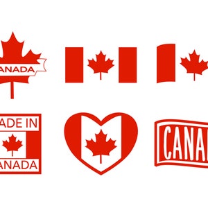 Canada Flag SVG, Clipart, Vector, Digital Download, Instant Download ...