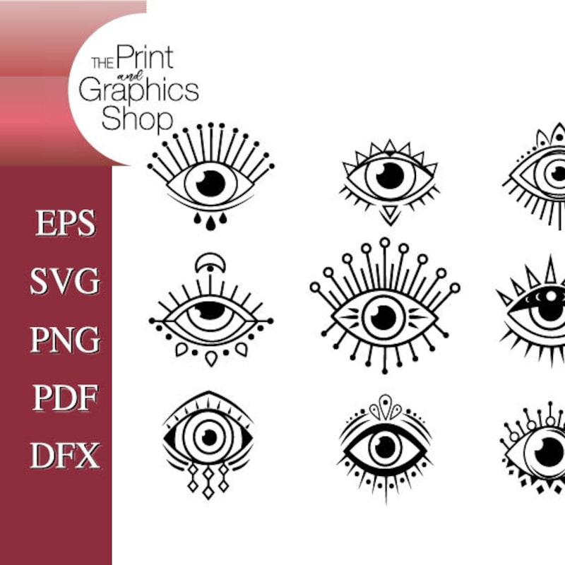 Mystic Eye Svg - Etsy