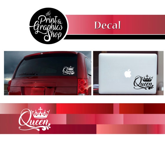 Queen Decal Car Decal MacBook Decal Tablet Decal iPad | Etsy