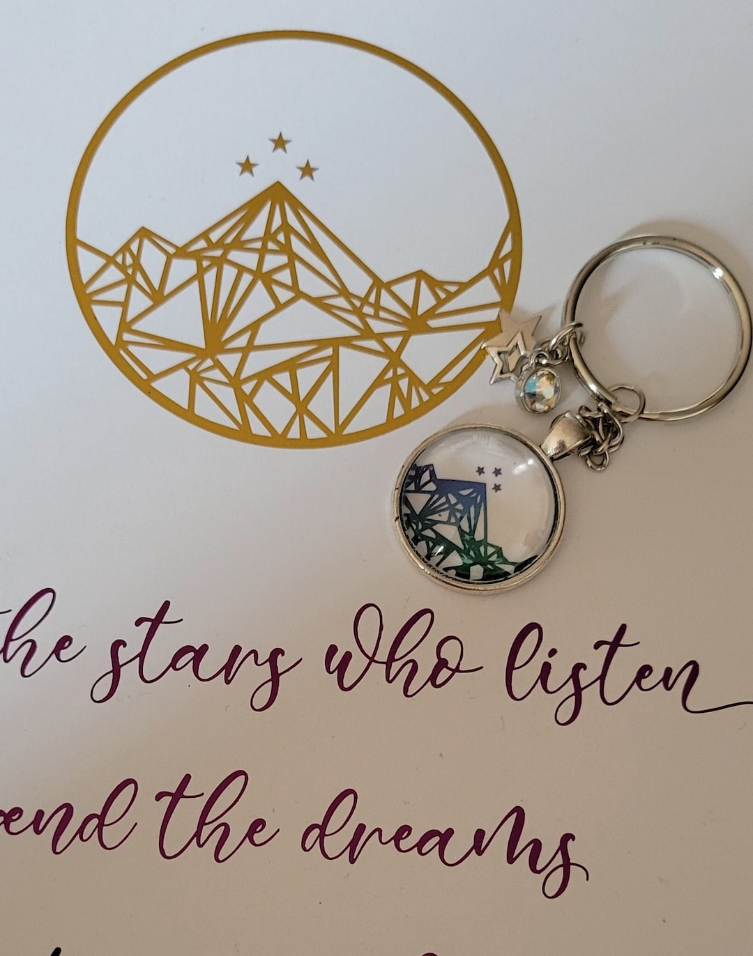Acotar Keychain, the Night Court, Bookish, Fangirl, Book Merch, Velaris ...