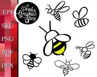 BUSY BEES CLIPART 15 Pngs Instant Download 300dpi Clip - Etsy
