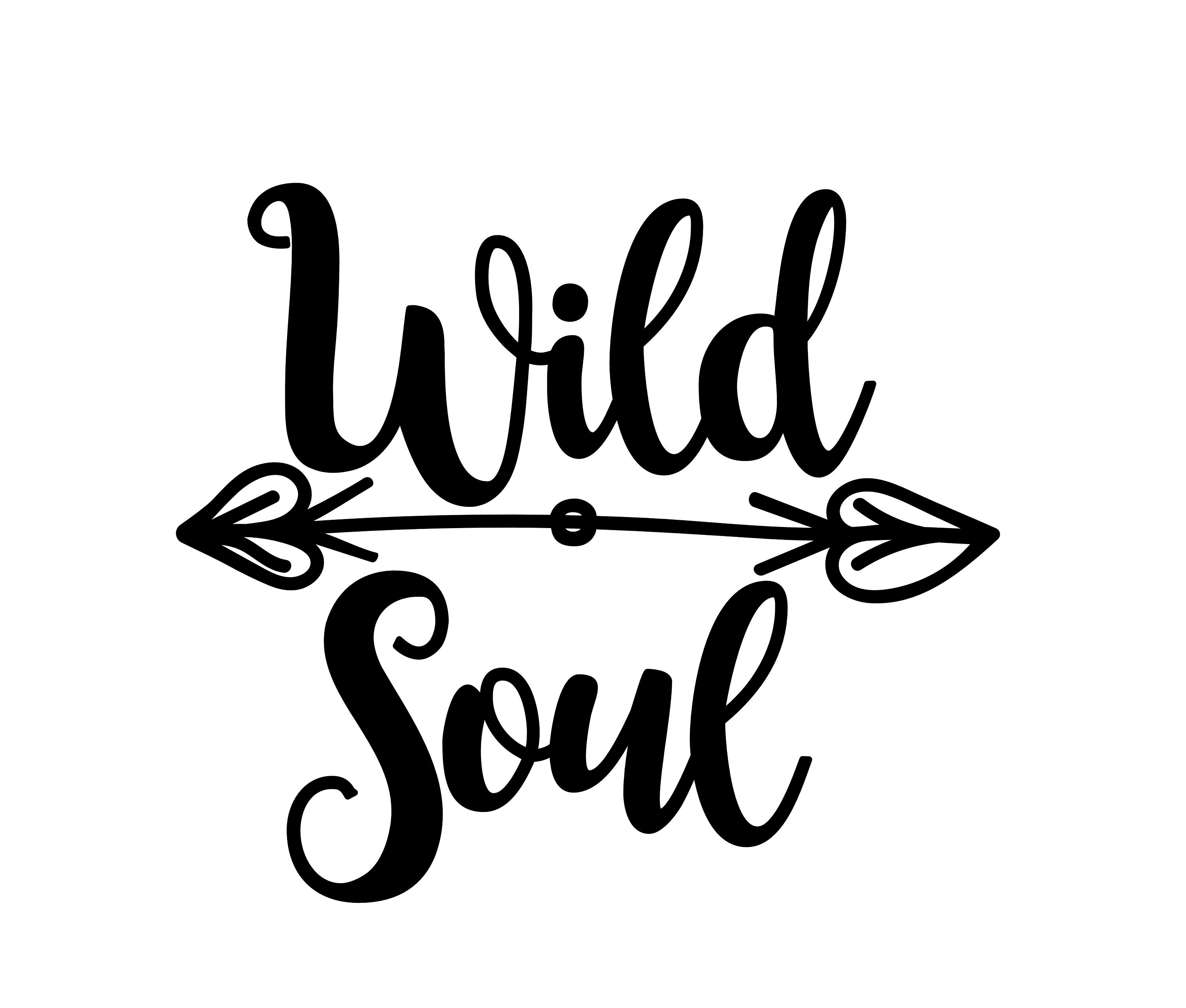 Wild Soul SVG EPS Clipart Vector Digital Download | Etsy