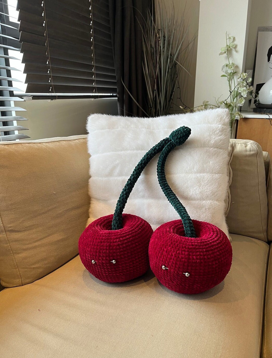 Cherry Boob Pillow Easy Crochet Pattern PDF ONLY - Etsy