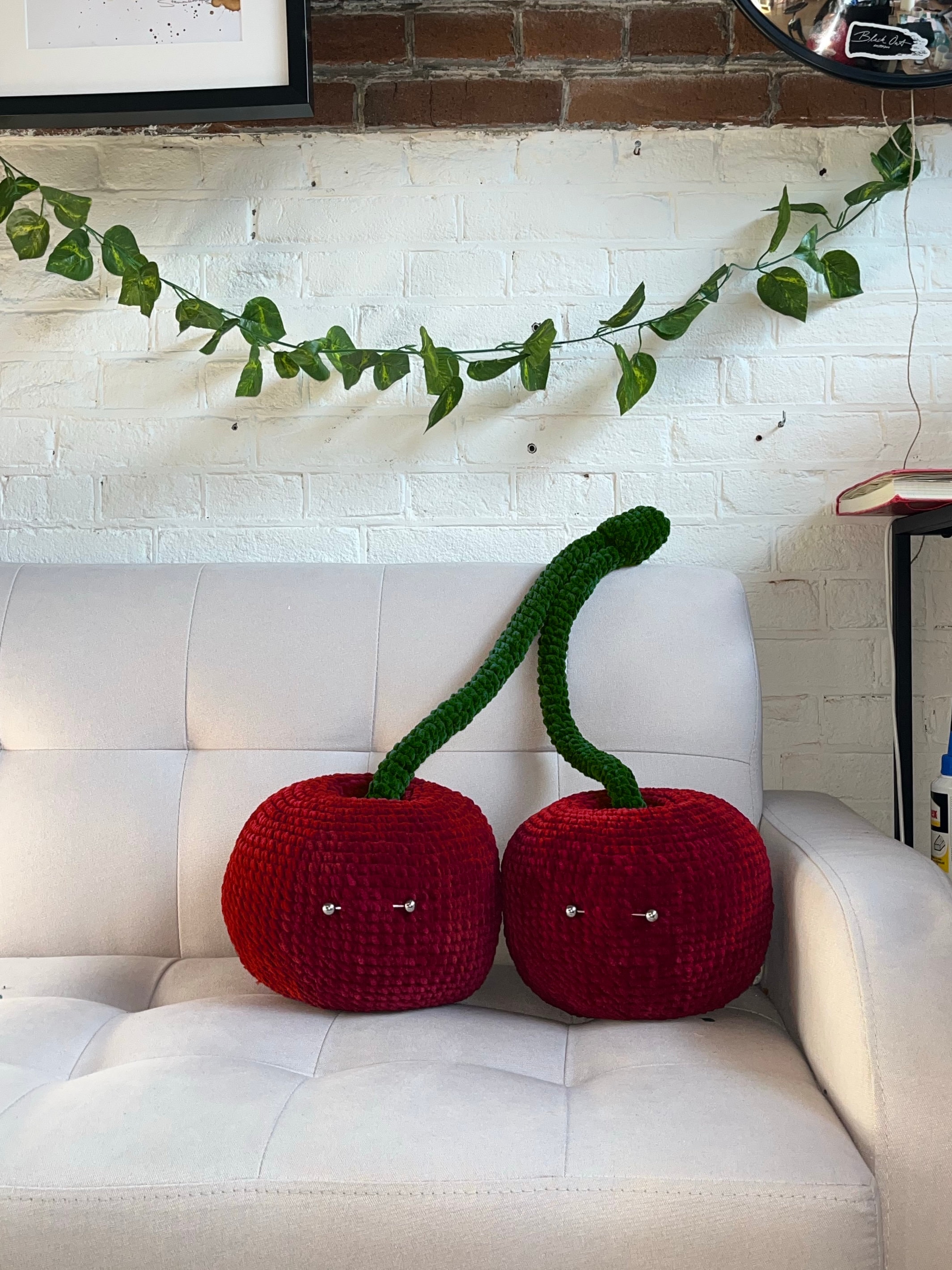 Cherry Boob Pillow Easy Crochet Pattern PDF ONLY - Etsy