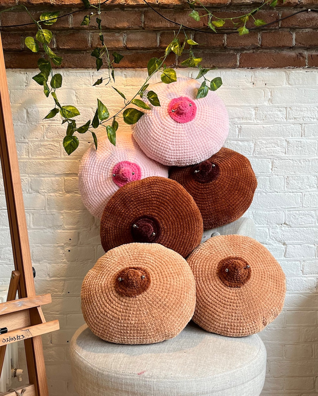 Beginner Crochet Pattern Boob Pattern Easy Pillow Pattern Skin Color Crochet Boobie Pattern PDF ...