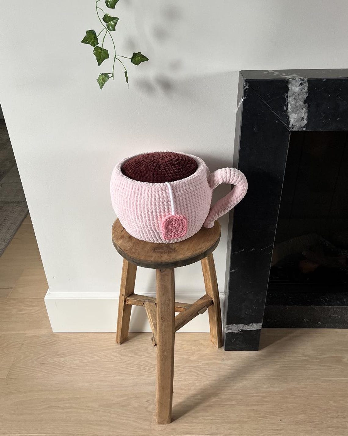 Tea Cup Pillow Crochet Pattern Easy to Follow Beginner Friendly by ...