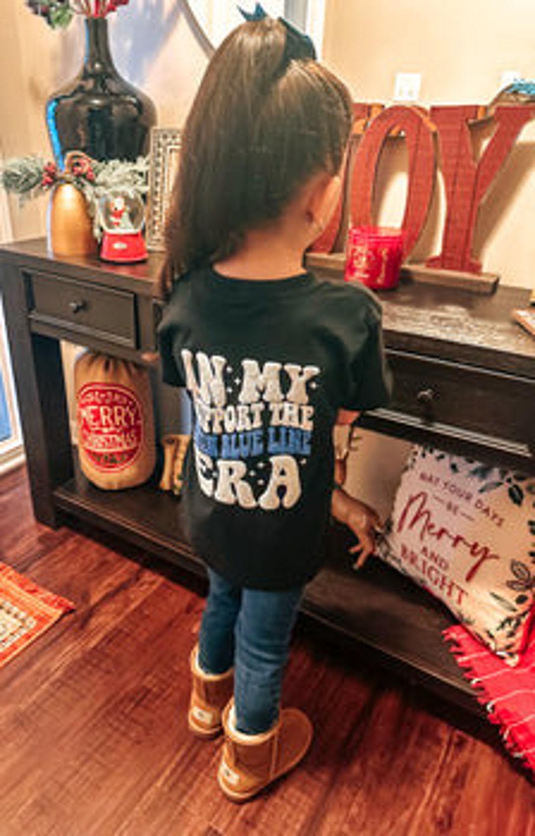 Kids Police Shirt/ Kids Shirt/ Police Kid/ Trooper Kid/ Thin Blue Line ...