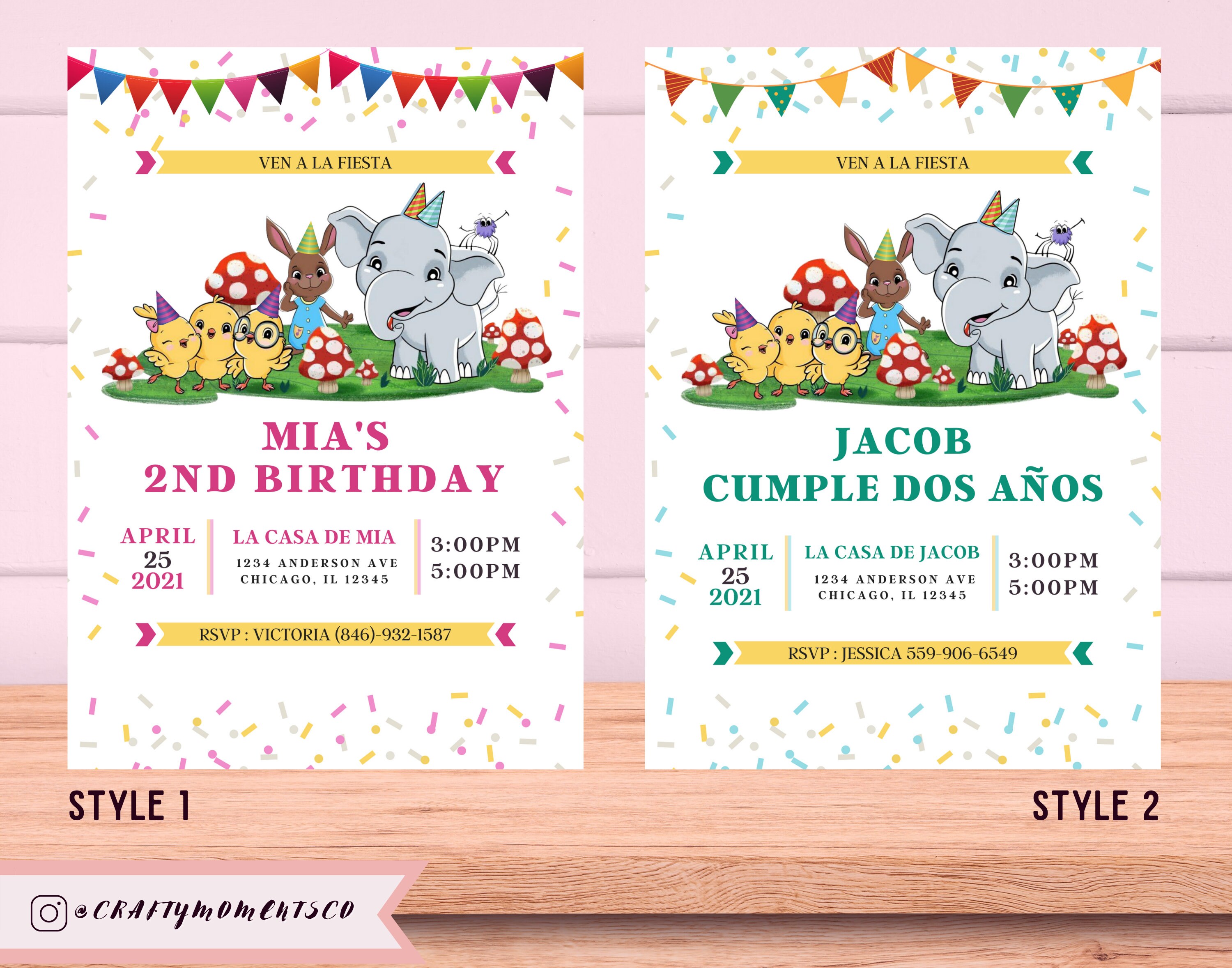 Canticos Birthday Invitation Canticos Birthday Digital - Etsy