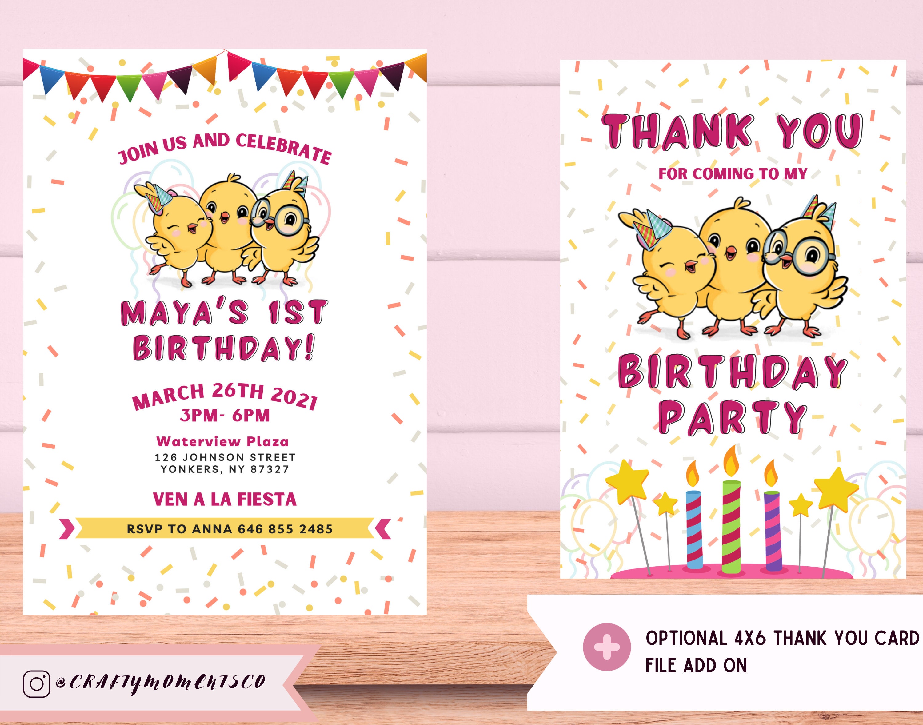 Canticos Digital Invitation Canticos Birthday Digital - Etsy