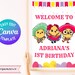 Canticos Welcome Sign, Fiesta Canticos Birthday, Digital Invite, Child ...