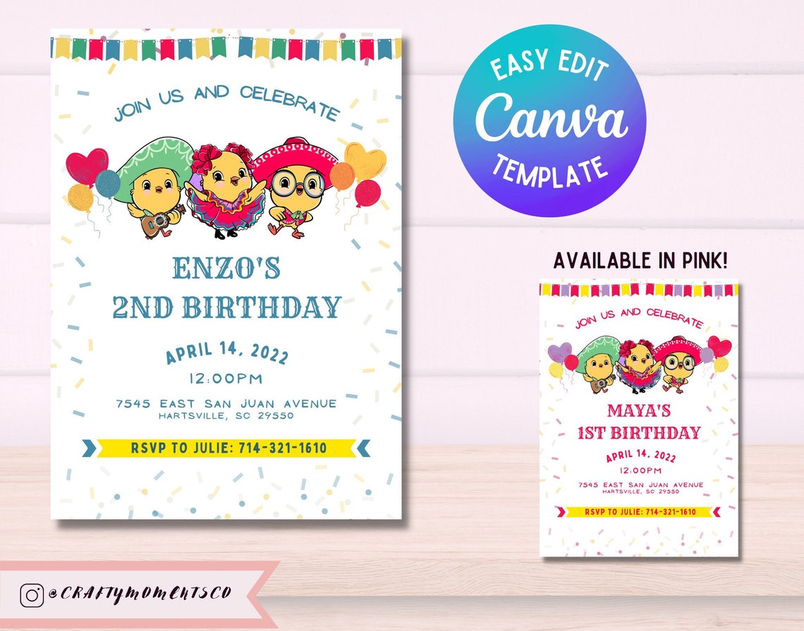 Canticos Party Bundle, Fiesta Canticos Birthday, Digital Invite, Child ...