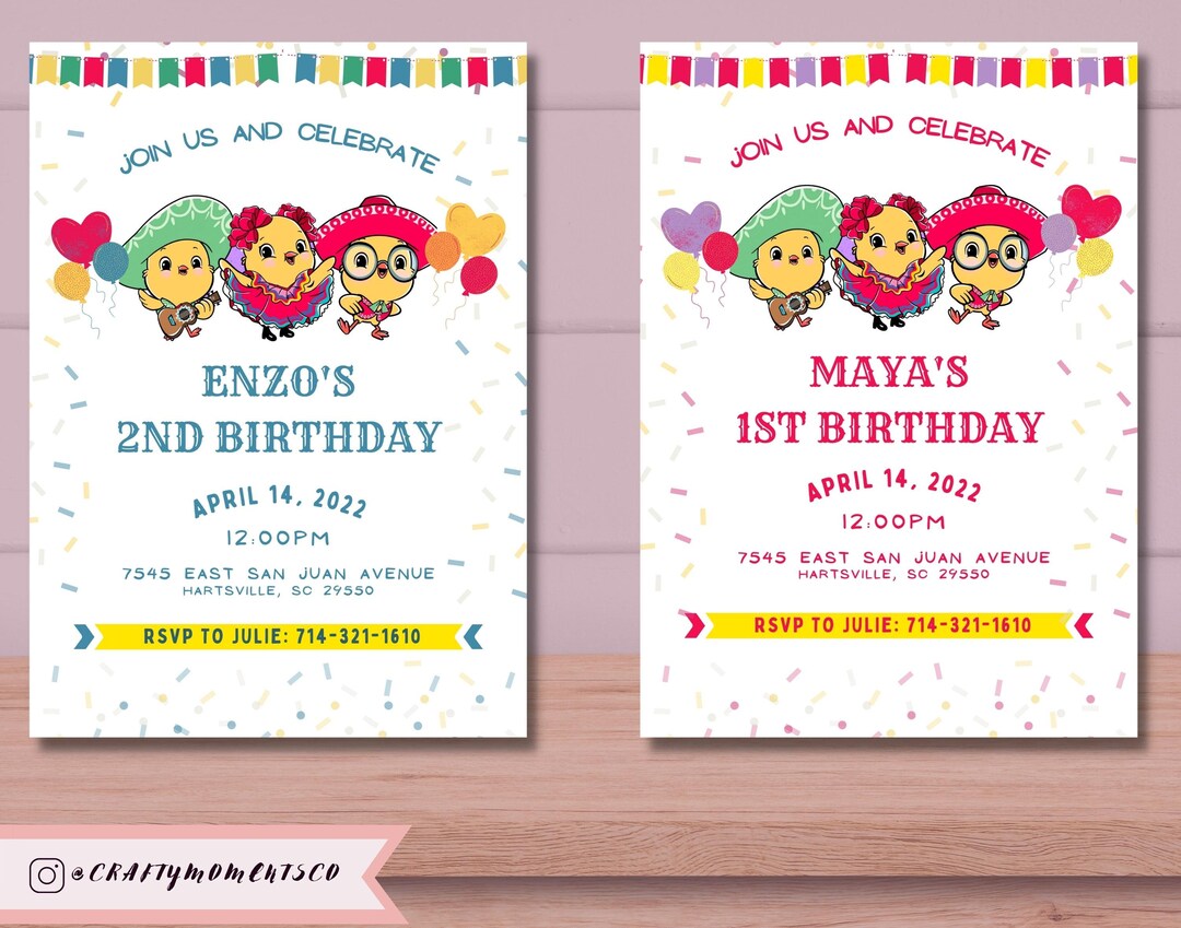Canticos Party Bundle, Fiesta Canticos Birthday, Digital Invite, Child ...