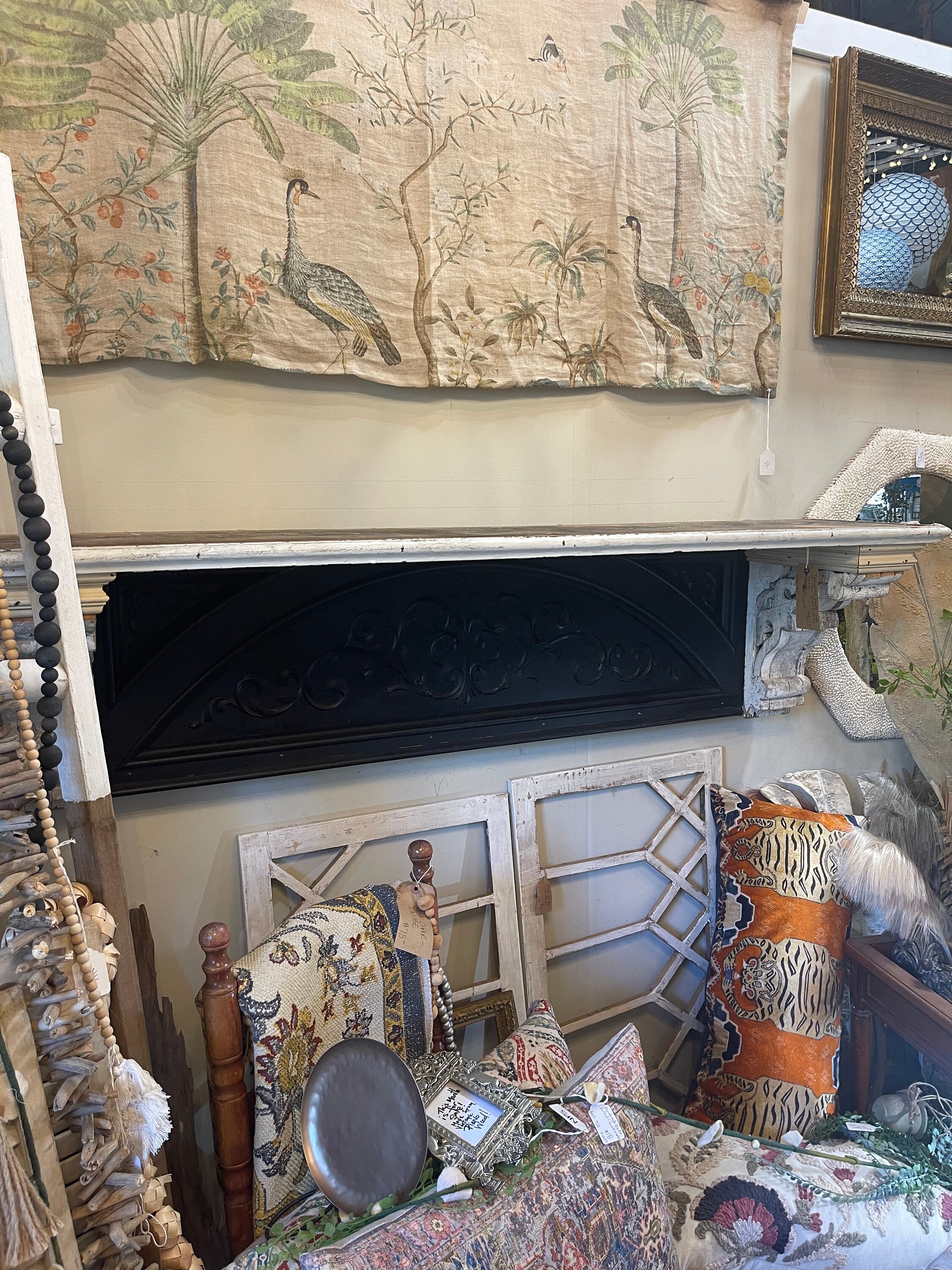 Reclaimed Wood Mantle, Antique Mantle, Handmade Mantle, Vintage Mantle ...