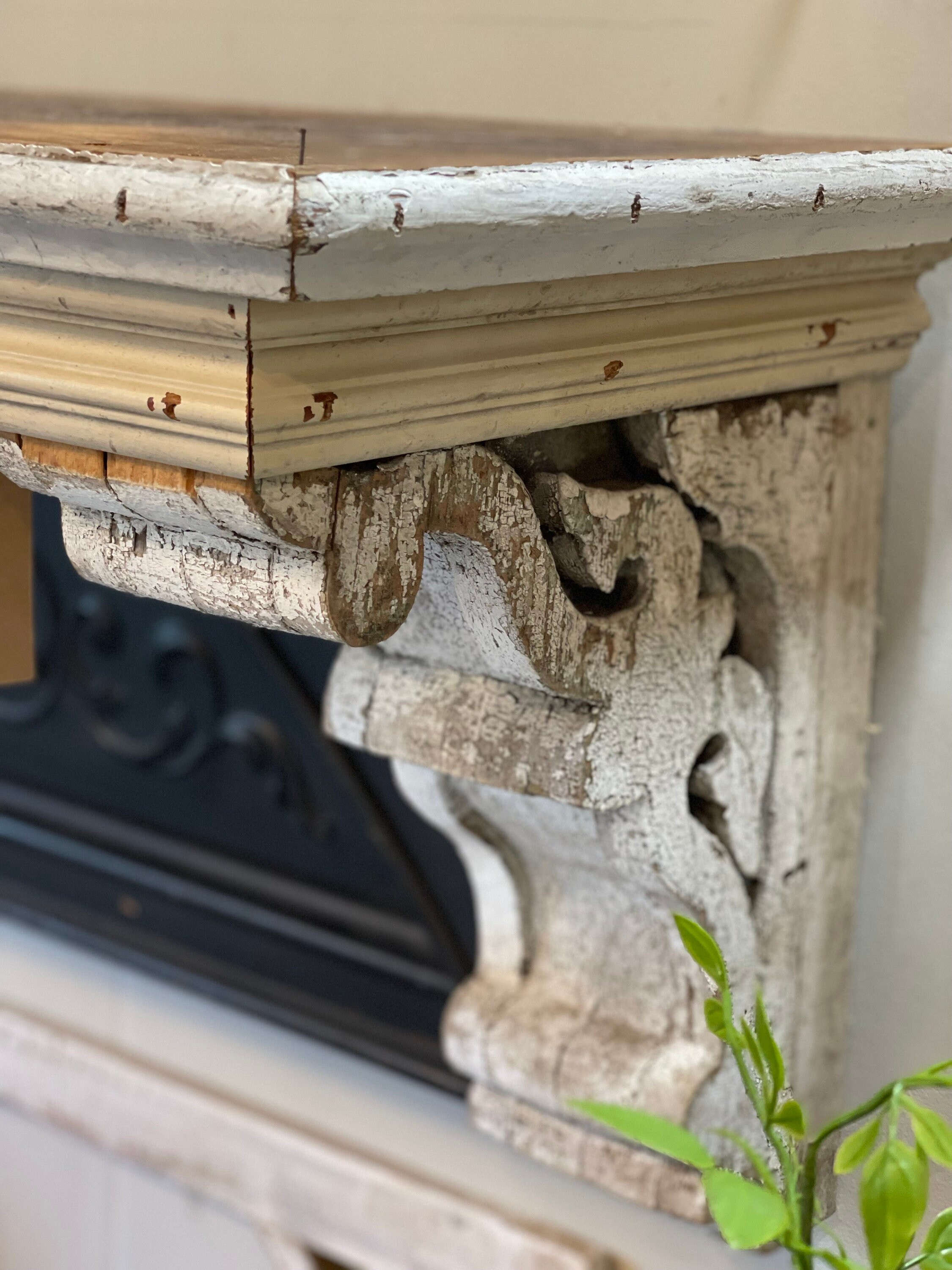 Reclaimed Wood Mantle, Antique Mantle, Handmade Mantle, Vintage Mantle ...