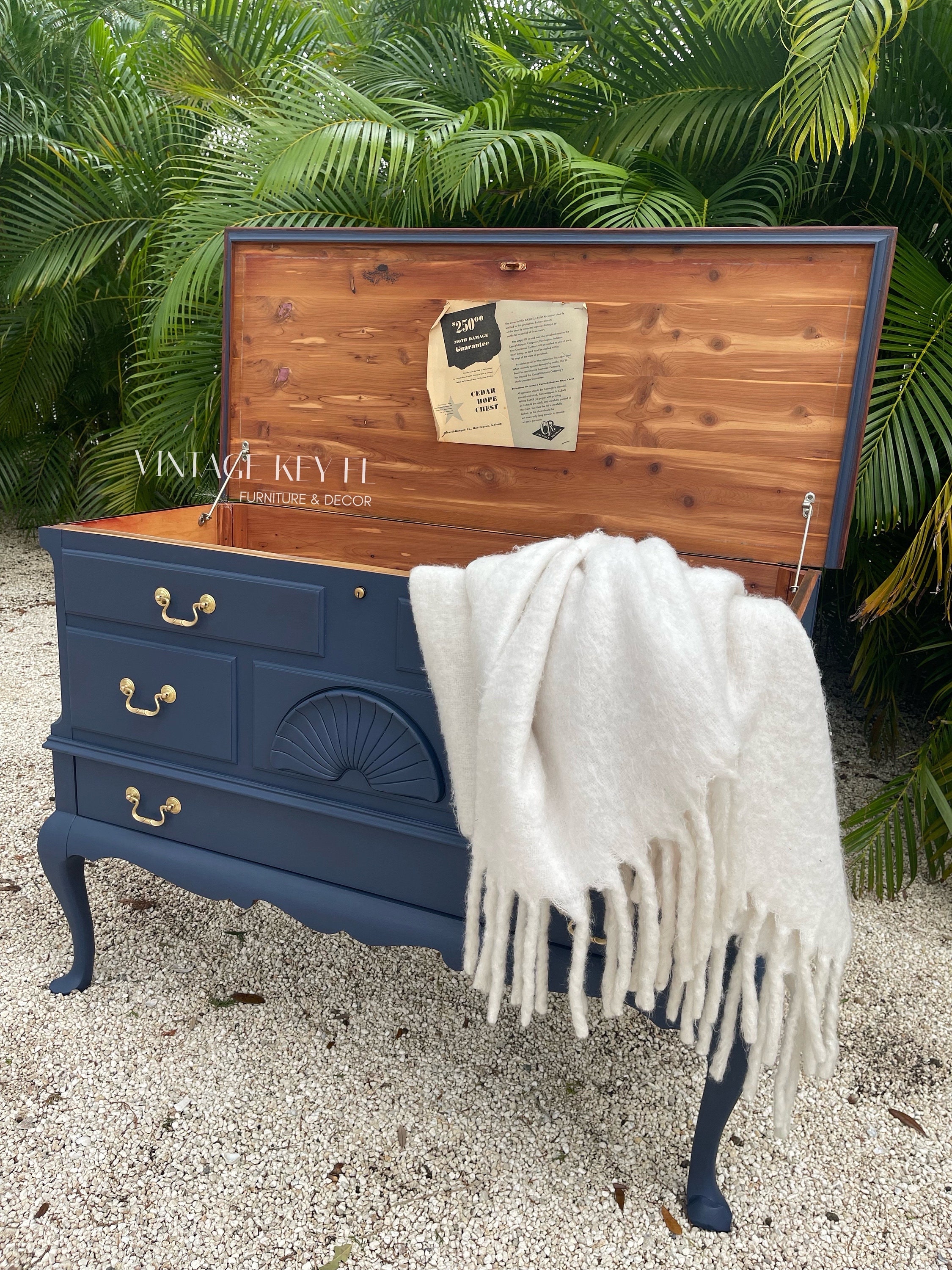 Cedar Hope Chest, Vintage Hope Chest, Vintage Cedar Chest, Refinished ...