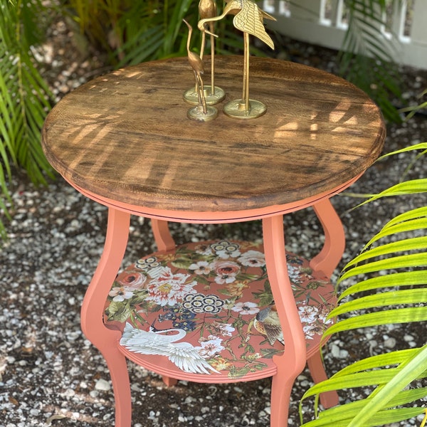 Painted Round Table - Etsy