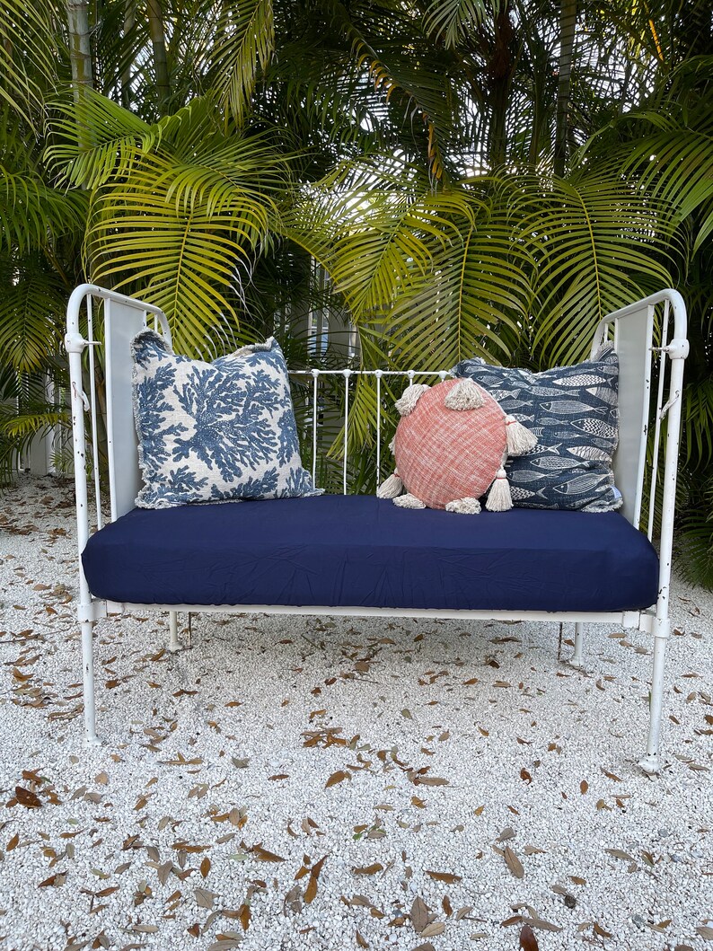 Vintage Iron Daybed, Vintage Sittee, Antique Iron Daybed, Vintage ...