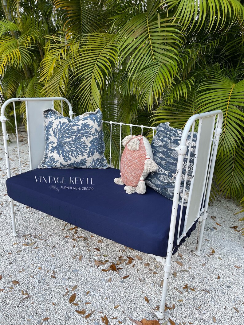 Vintage Iron Daybed, Vintage Sittee, Antique Iron Daybed, Vintage ...