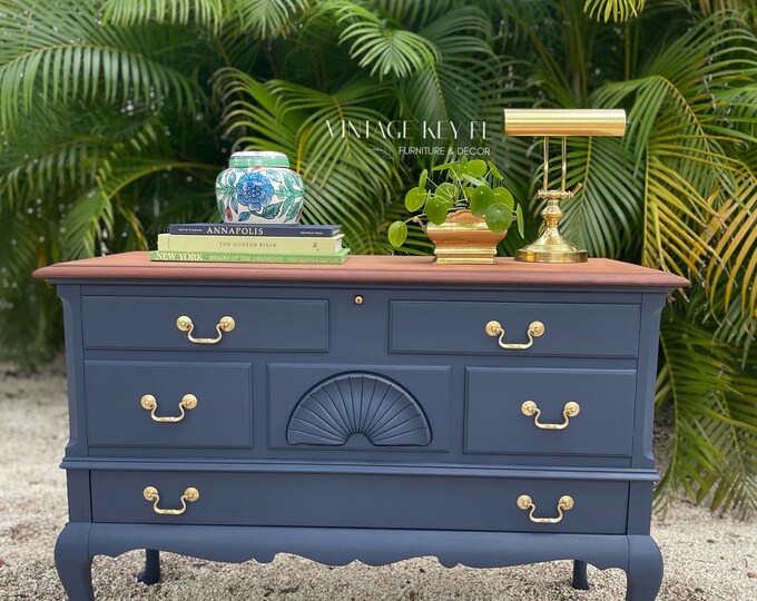 Cedar Hope Chest, Vintage Hope Chest, Vintage Cedar Chest, Refinished ...