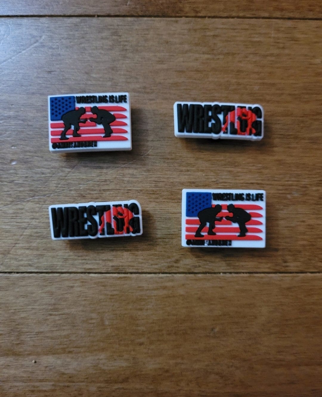 Lot of 4 Wrestling Croc Charms - Etsy