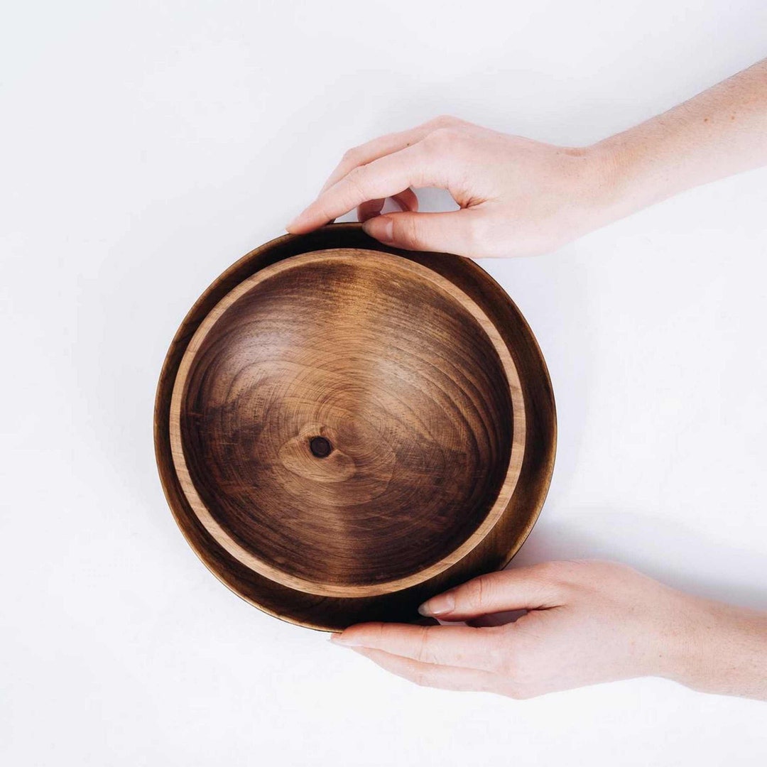 Rustic Wooden Plates, Handmade - Etsy