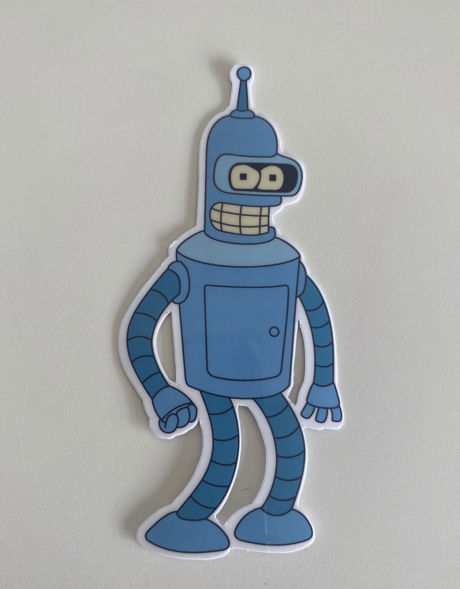 Bender Vinyl Laminated Waterproof Sticker Futurama Series - Etsy