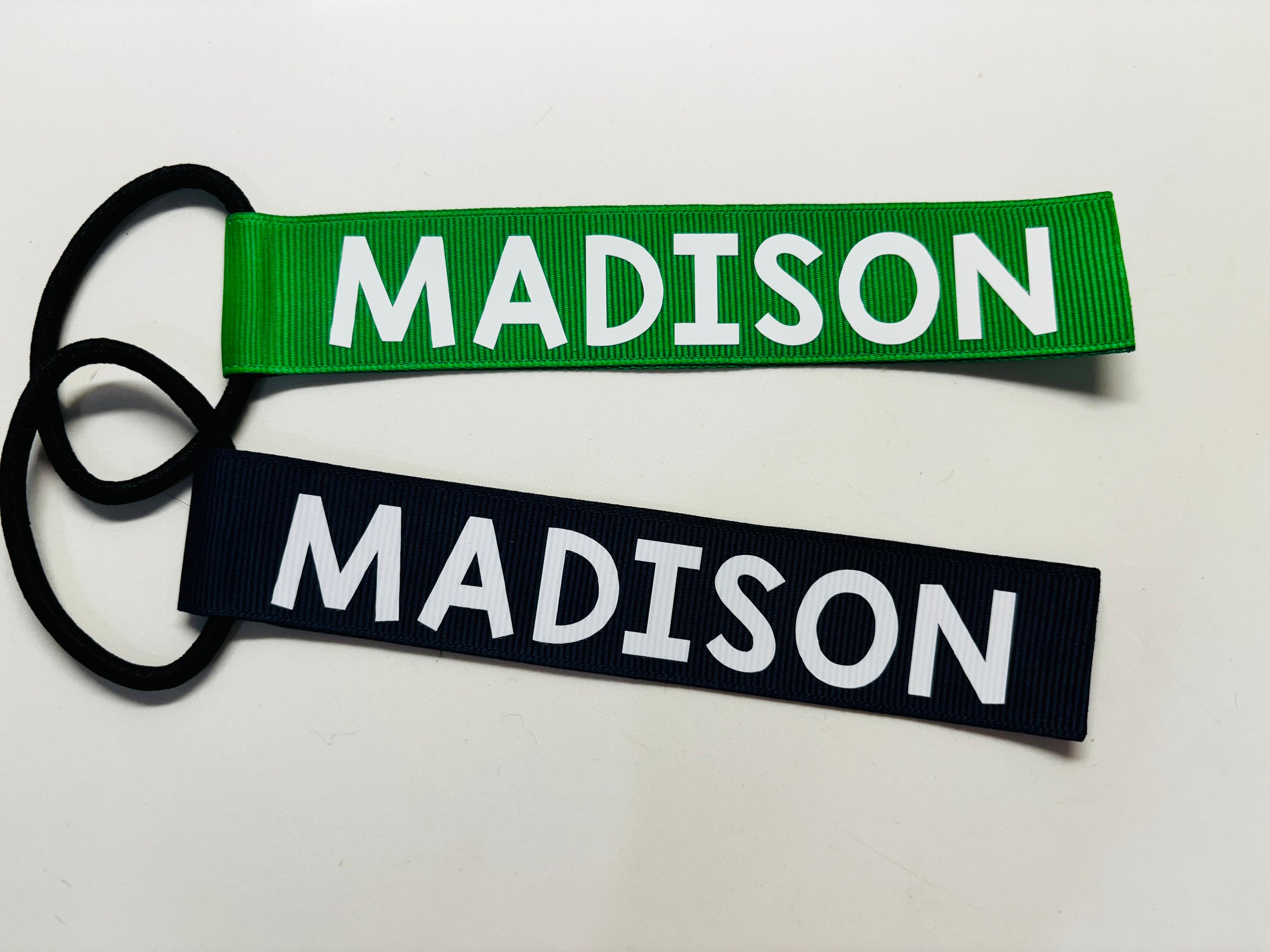 Pom Pom Tags - Set of 2 - for Cheer or Dance- Cheerleader ...