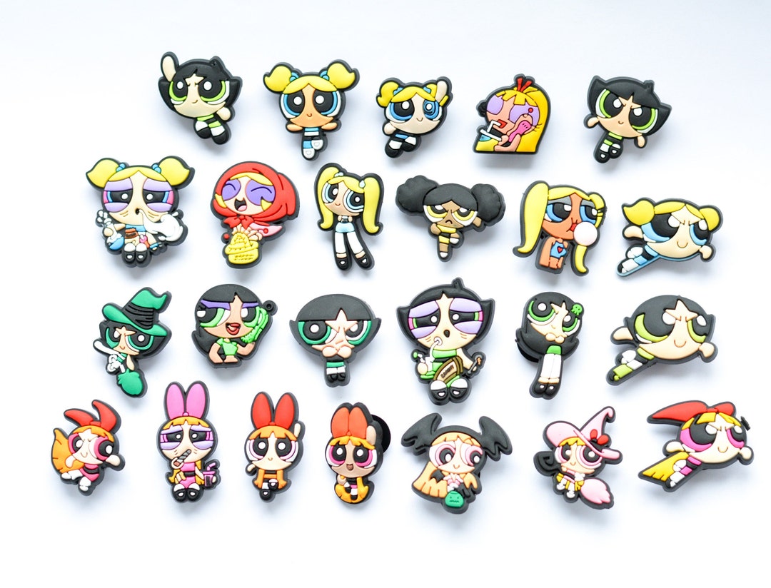 Cartoon Powerpuff Power Puff Girl Shoe Charm - Charms for Your Crocs ...