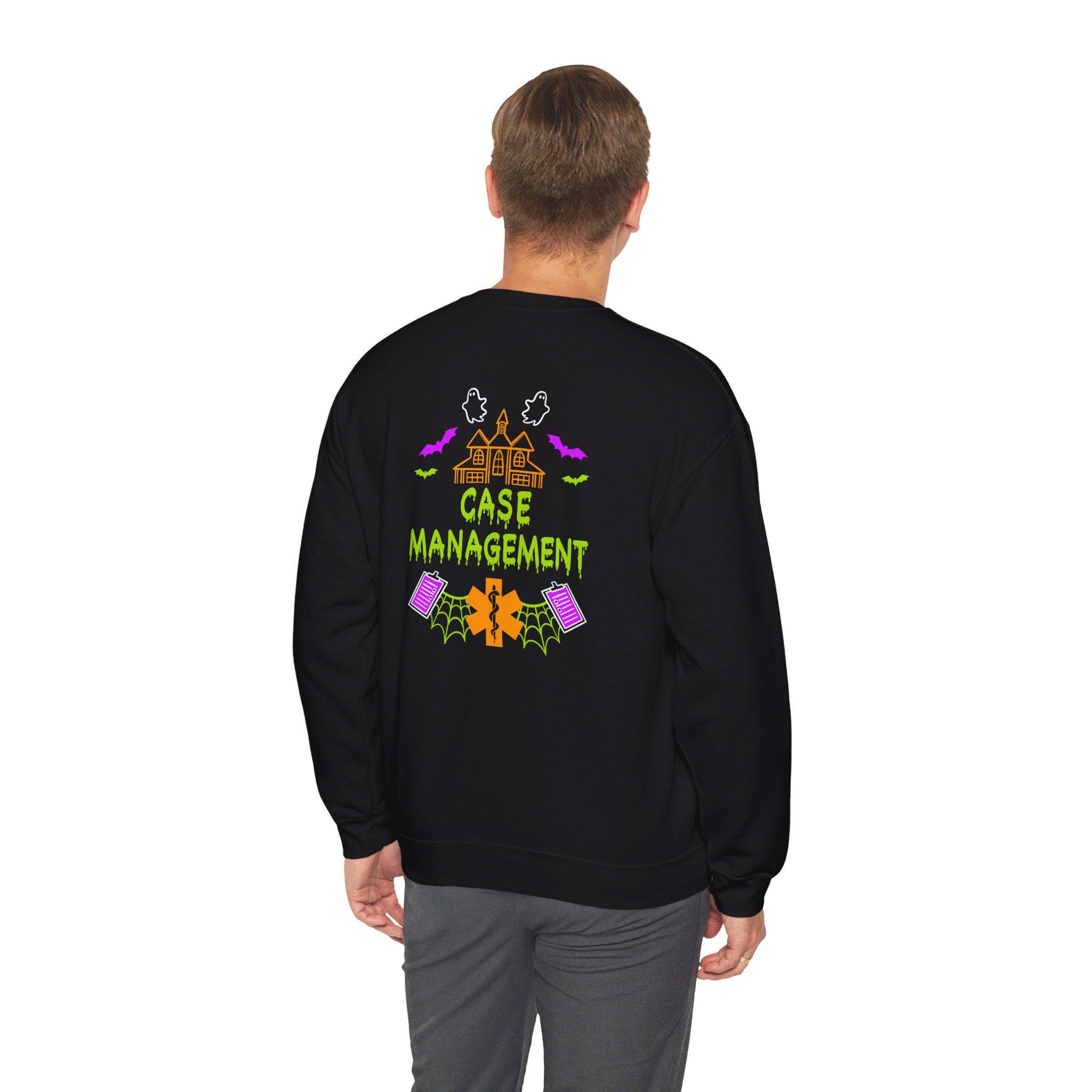 Spooky Green Case Management Medical Crewneck Sweatshirt - Etsy