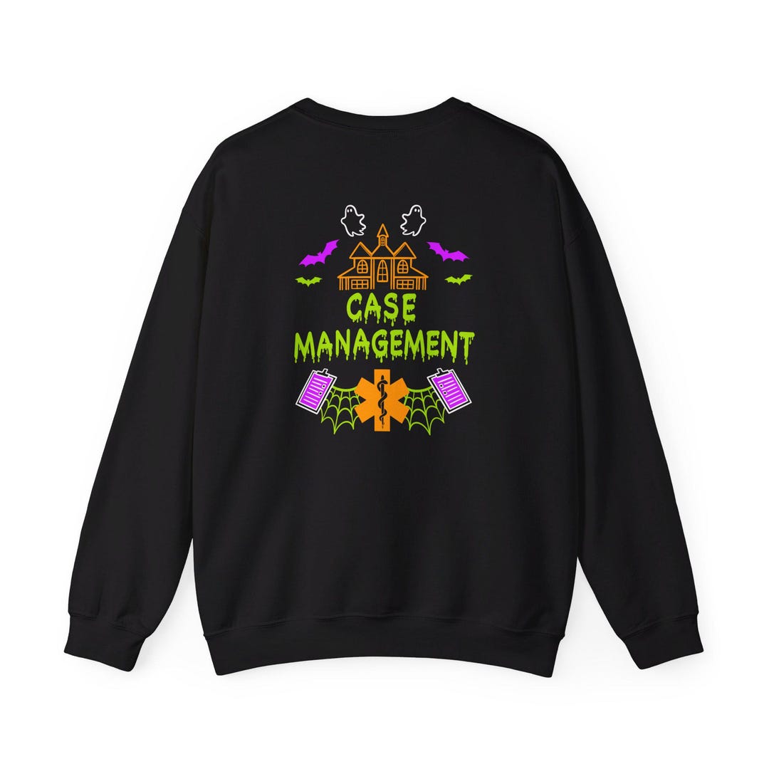 Spooky Green Case Management Medical Crewneck Sweatshirt - Etsy