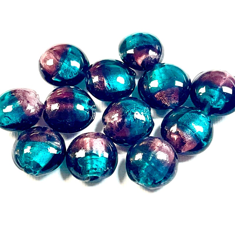 Two Tone Blue Beads - Etsy