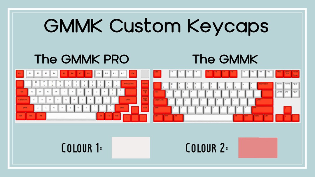 GMMK PRO and GMMK Build Your Own Keycaps 68/81/84/87 Key Keyboards - 2 ...