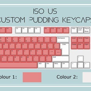 ISO US Pudding Custom Keycaps - Etsy UK