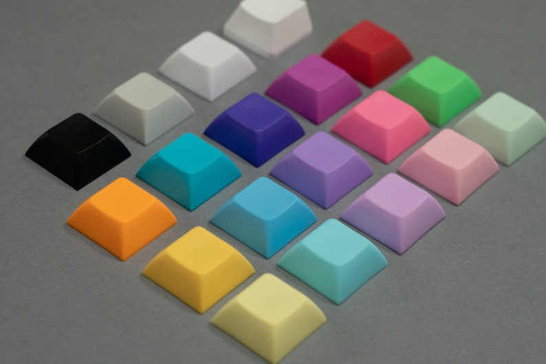 Indidual Keycaps 1U Size in ANY Colour PBT Keycaps - Etsy