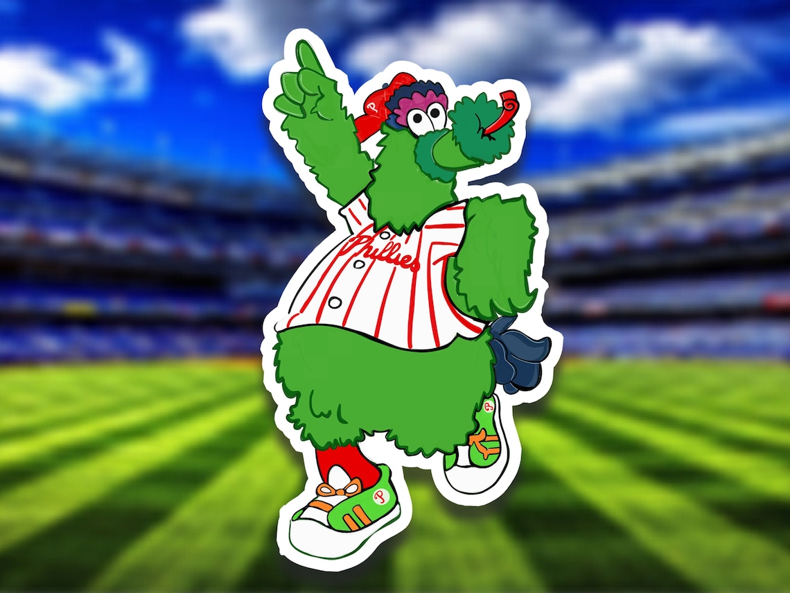 Phillie Phanatic Sticker - Etsy