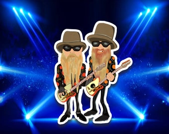 Zz Top Sticker - Etsy