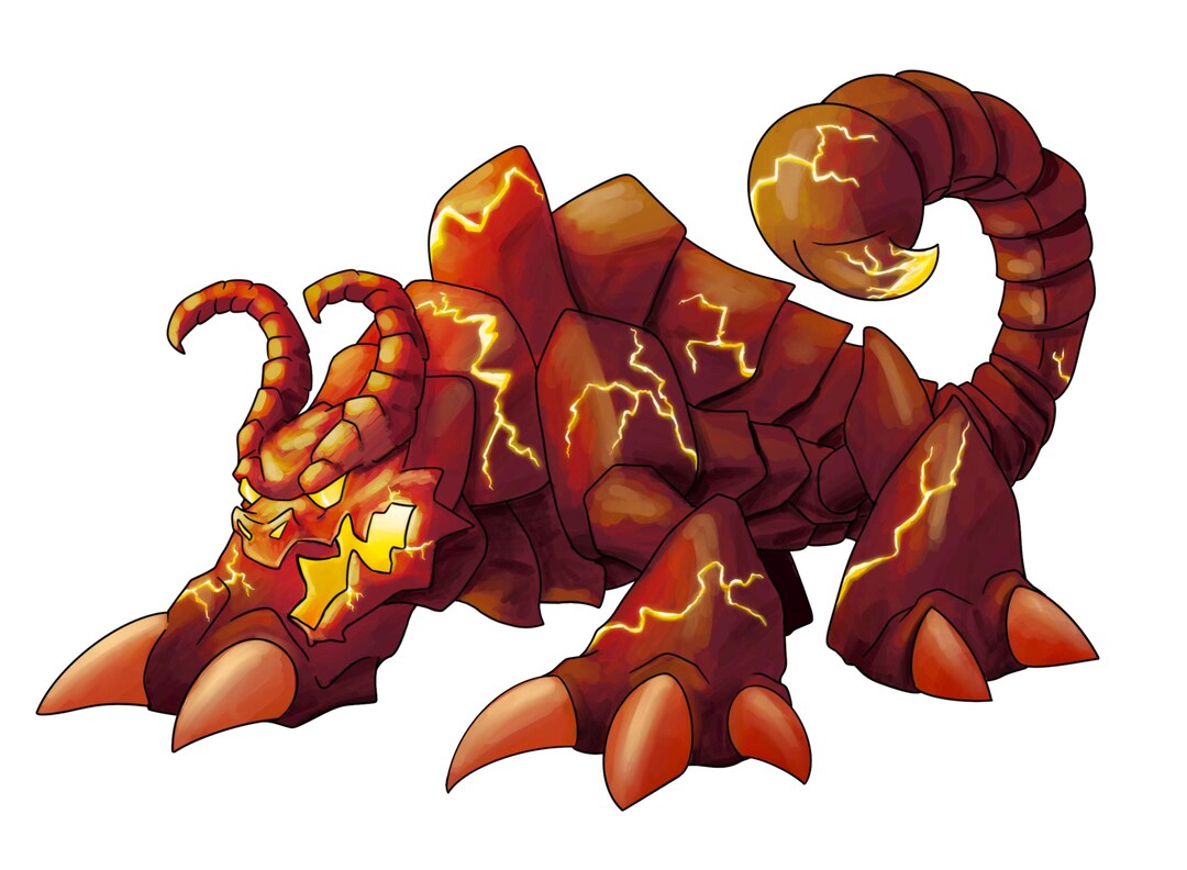 Magma Drake Die Cut Sticker - Etsy