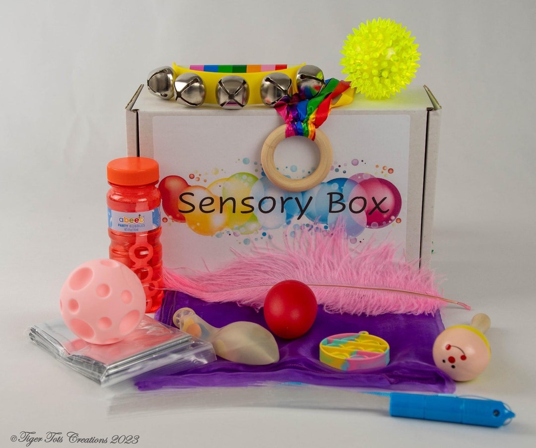 Deluxe Baby Sensory Box New Baby Gift Sensory Box Sensory Box Baby ...