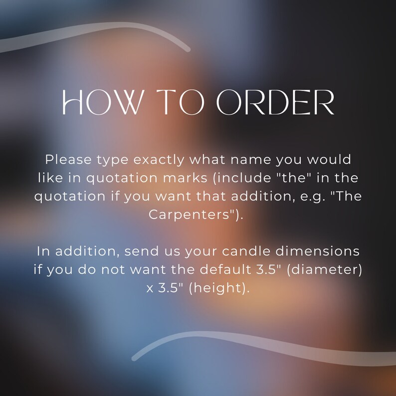 Custom Family Name Glow Through Candle Sleeve Holder - Etsy