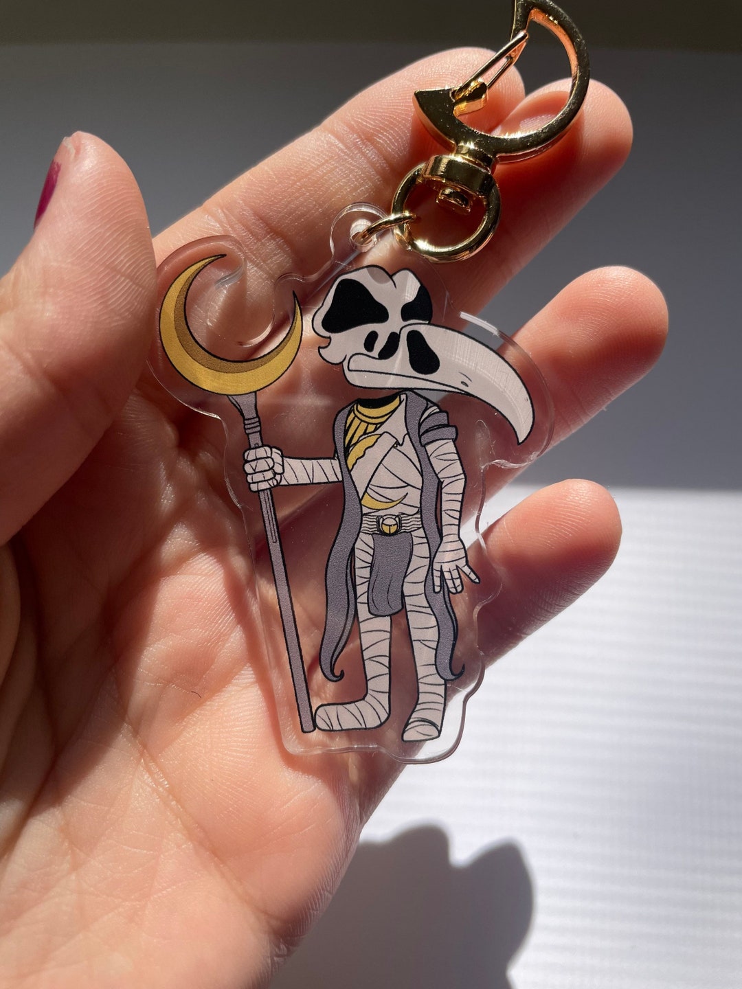 Khonshu Moon Knight Charm - Etsy