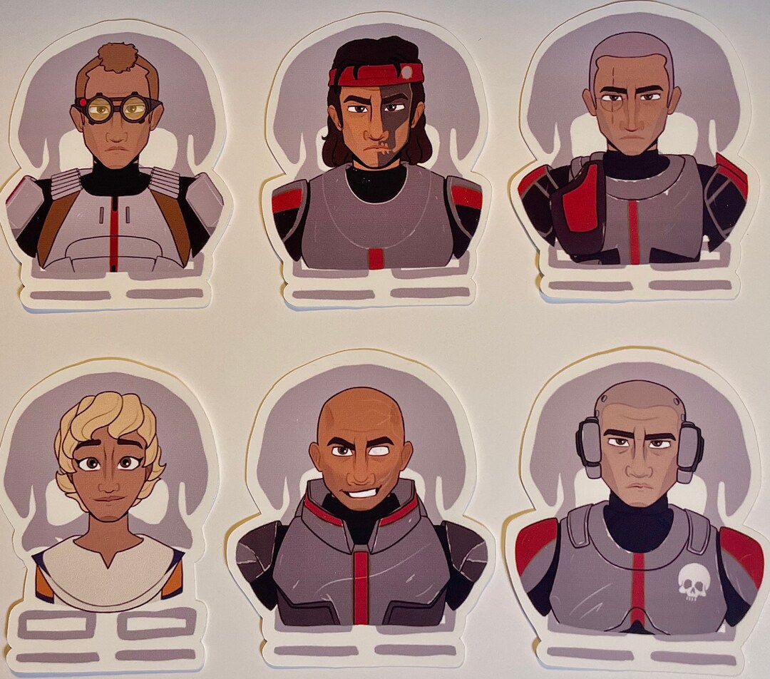 The Bad Batch Sticker Pack - Etsy