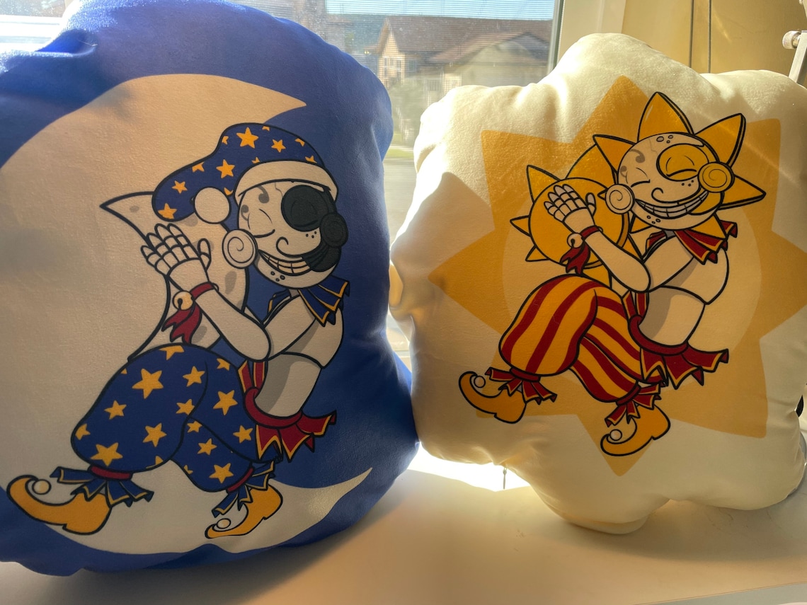 Sundrop and Moondrop Pillows / Epoxy Acrylic Charms - Etsy